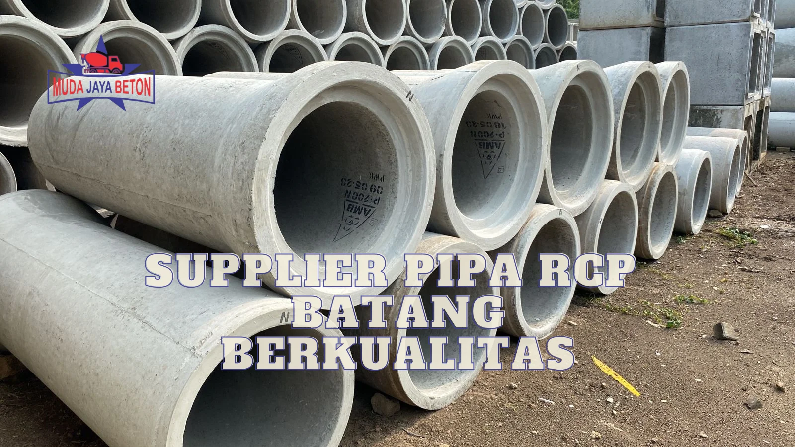 Supplier Pipa RCP Batang Berkualitas - Muda Jaya Beton